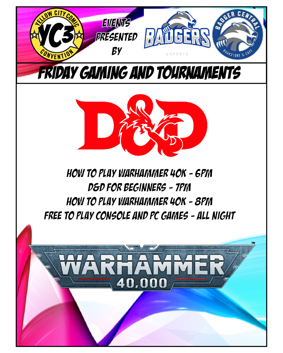 AC Flyer Friday | Yellow City Comic Convention